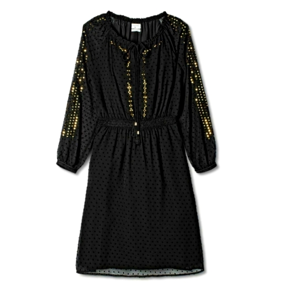 Altuzarra For Target | Dresses | Altuzarra Target M Black Gold Sequin ...